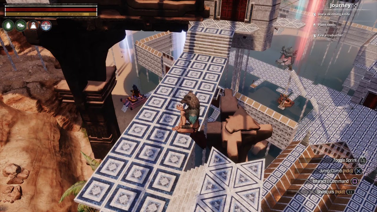 Conan Exiles - building the city on pillar's! - YouTube