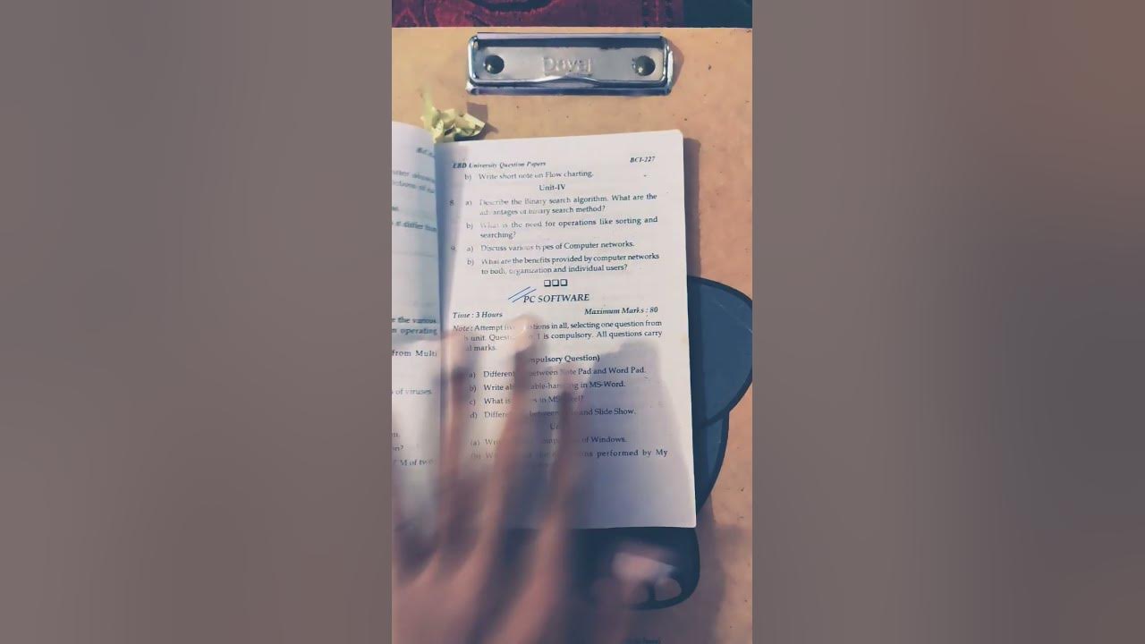 BCA(SEM-1) Computer Fundamentals [2011] - YouTube