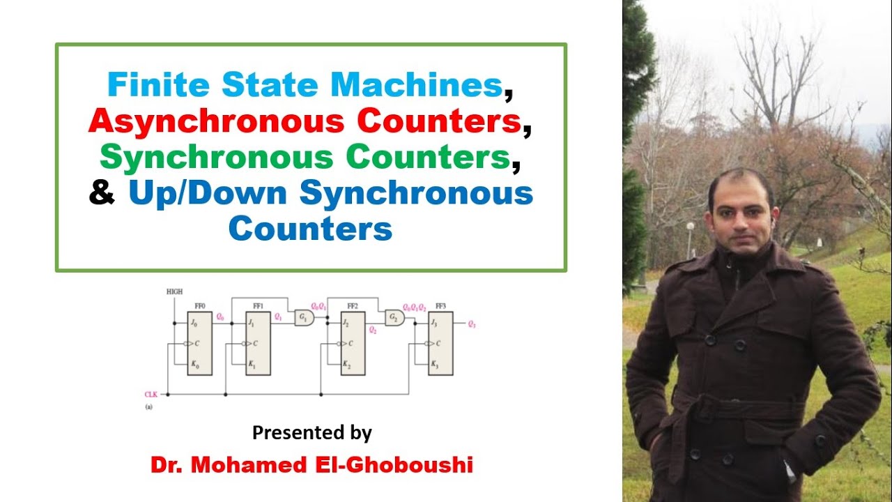 11_Finite State Machines|| Asynchronous Counters|| Synchronous Counters ...