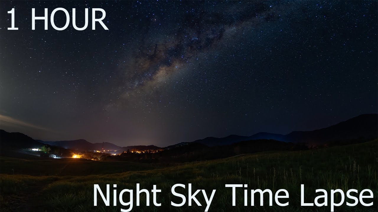 Night Sky Time Lapse | Night Sky With Music For Sleep | ไทม์แลปส์ท้อง ...