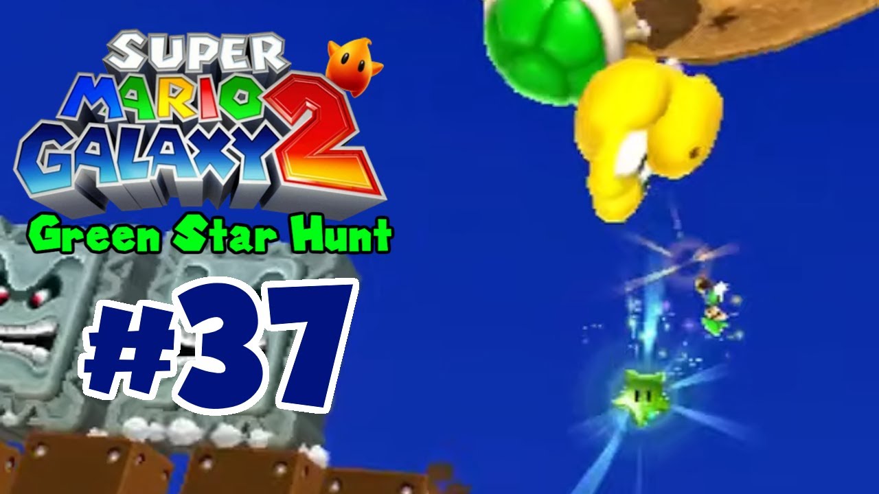 Super Mario Galaxy 2 - #37 - Green Star Hunt #7 - Supermassive Galaxy ...