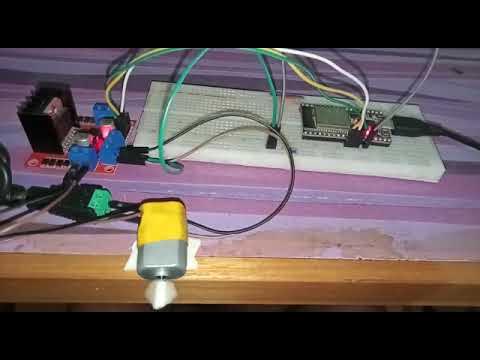 MicroPython Control DC Motor using L298N Driver with ESP32 and ESP8266 - YouTube