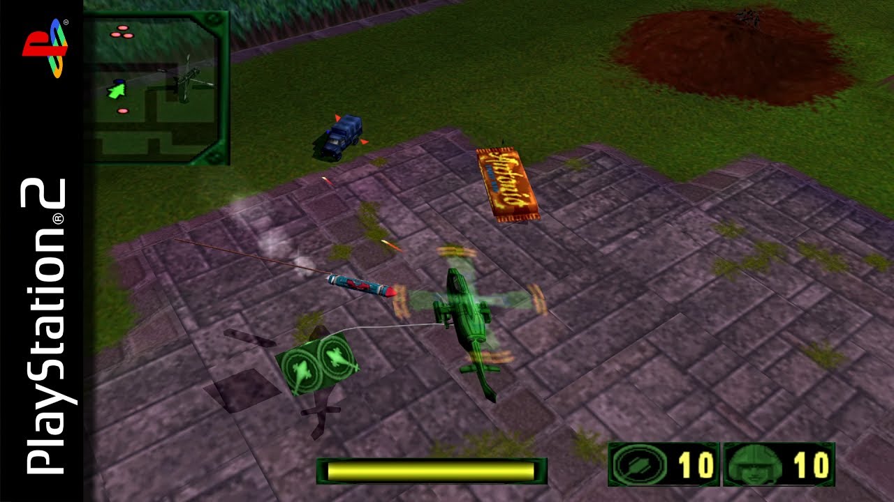 Army Men: Air Attack 2 (PS2) | HD Gameplay | PCSX2 1.7.4 - YouTube
