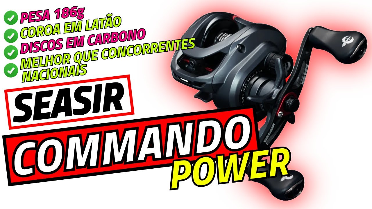 Carretilha SEASIR COMMANDO POWER - Excelente carretilha - YouTube
