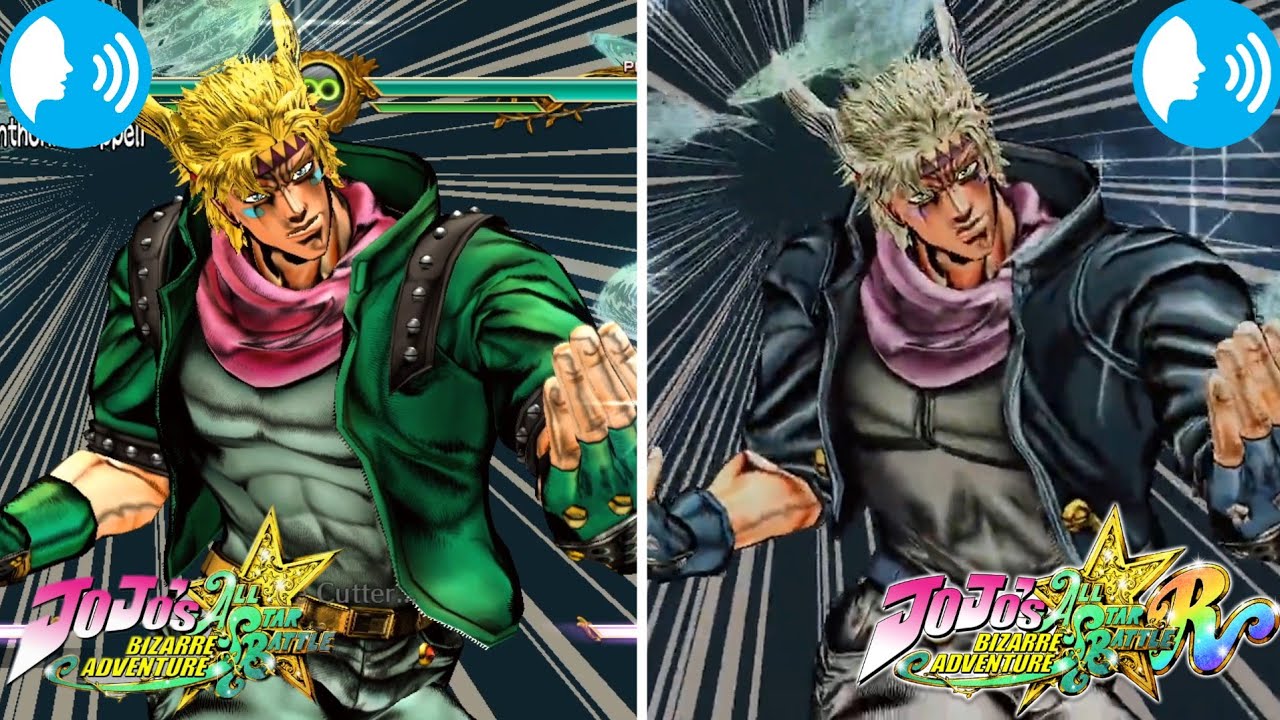 Caesar Zeppeli Old Voice VS New Voice Comparison-JoJo's Bizarre ...