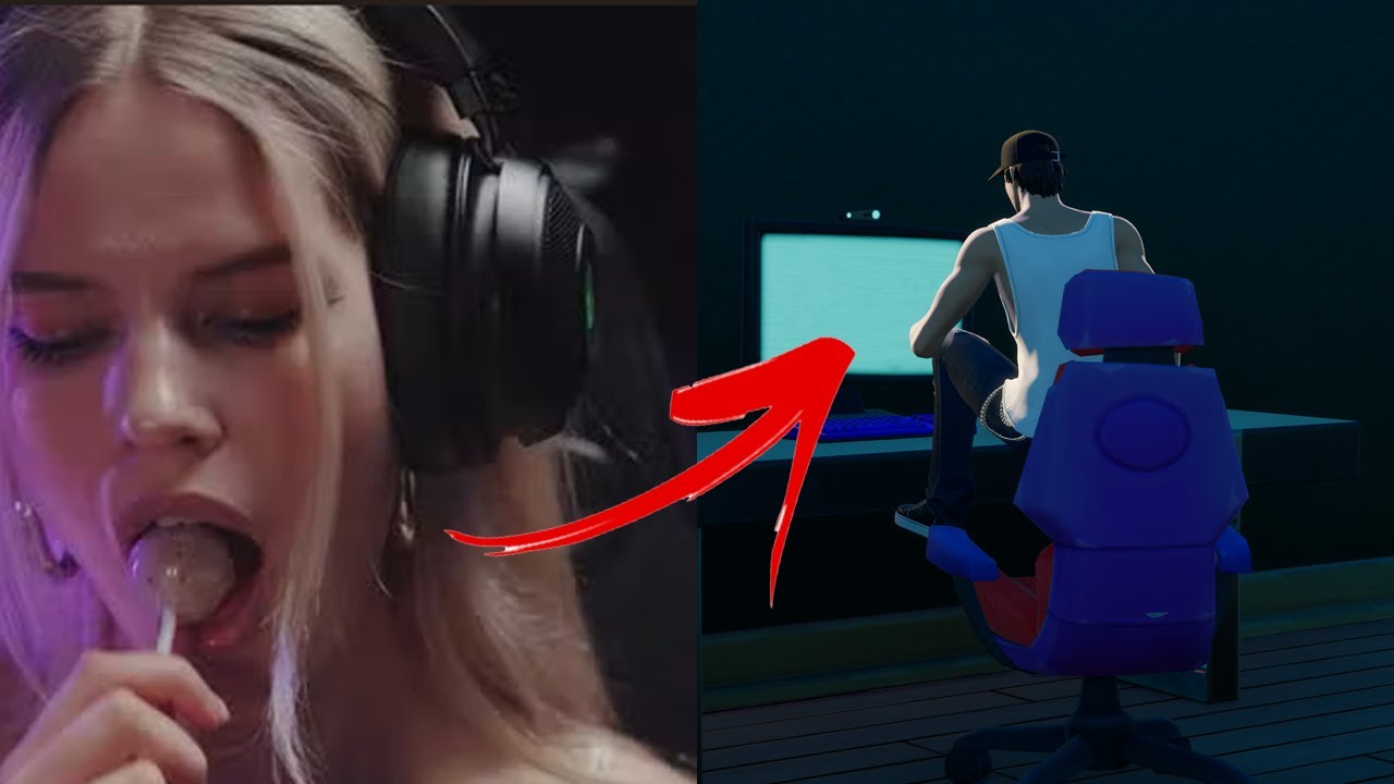 Fortnite Roleplay - The Mega Sus Gamer Girl - YouTube
