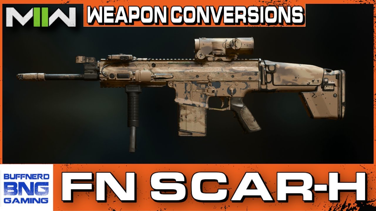 MK17 MOD 0 ( SCAR-H) Weapon Conversion - Call Of Duty Modern Warfare II ...