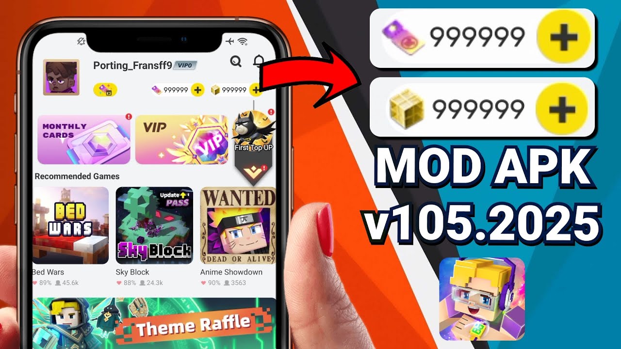 Blockman Go Mod Apk v105.2025 (iOS & Android 2025) - Unlimited GCubes ...