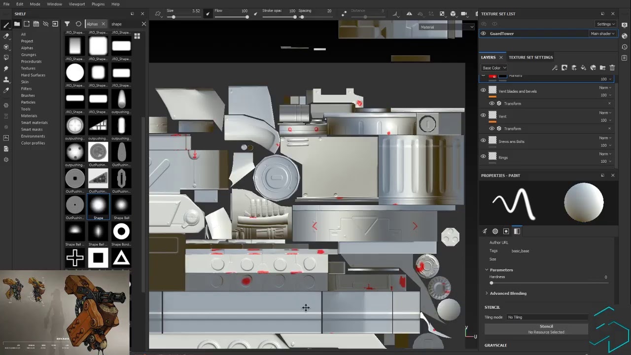 Bellato Guardtower Texturing Part 2 - RF Online - YouTube