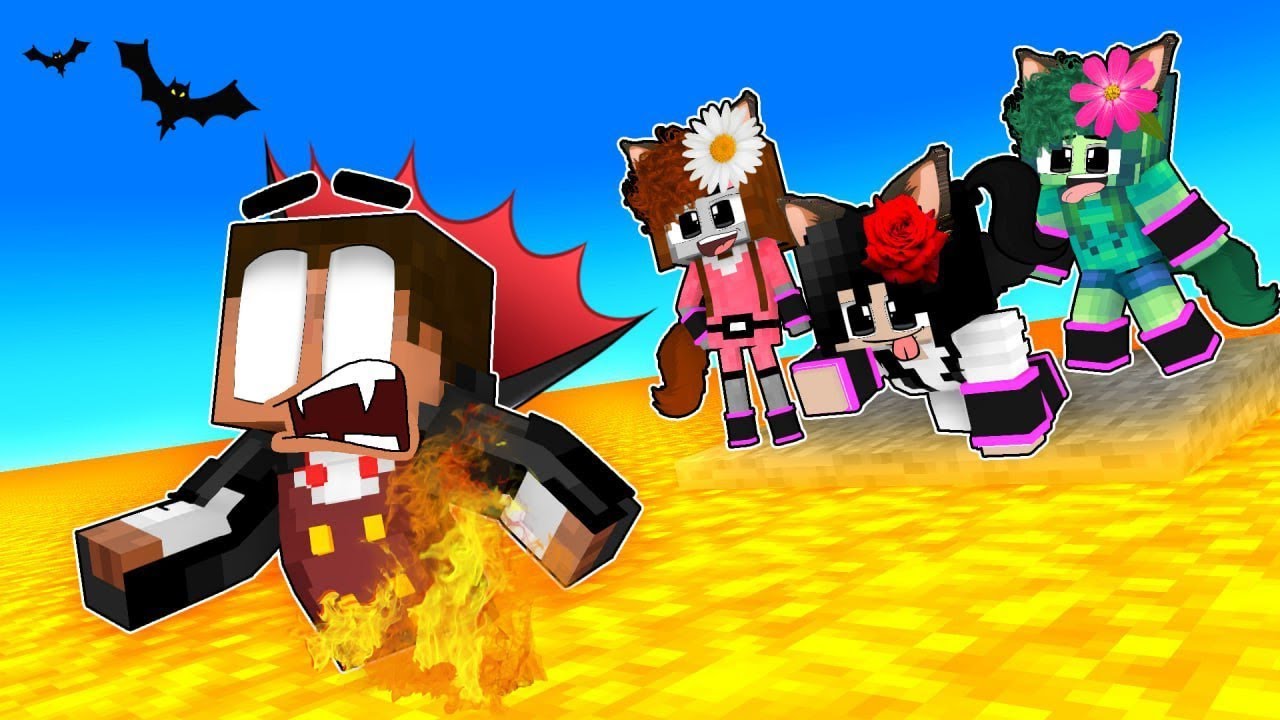 Floor is Lava Cute Story Werewolf vs Vampire - Animation - YouTube