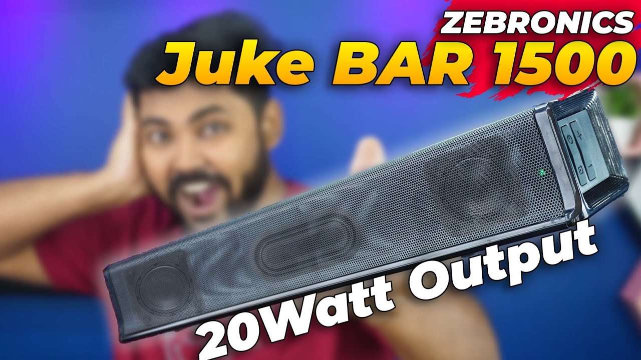 ZEBRONICS Juke BAR 1500 | 💥💥20Watt Wireless Portable Mini Soundbar Only ...