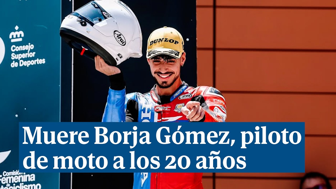 Muere Borja Gómez, piloto murciano de moto, a los 20 años en un ...