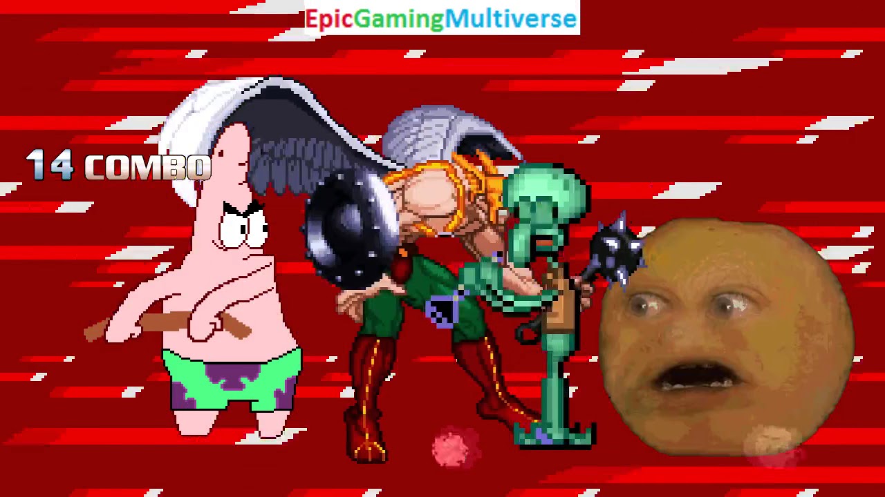 Annoying Orange And Hawkman VS Squidward And Patrick Star In A MUGEN ...
