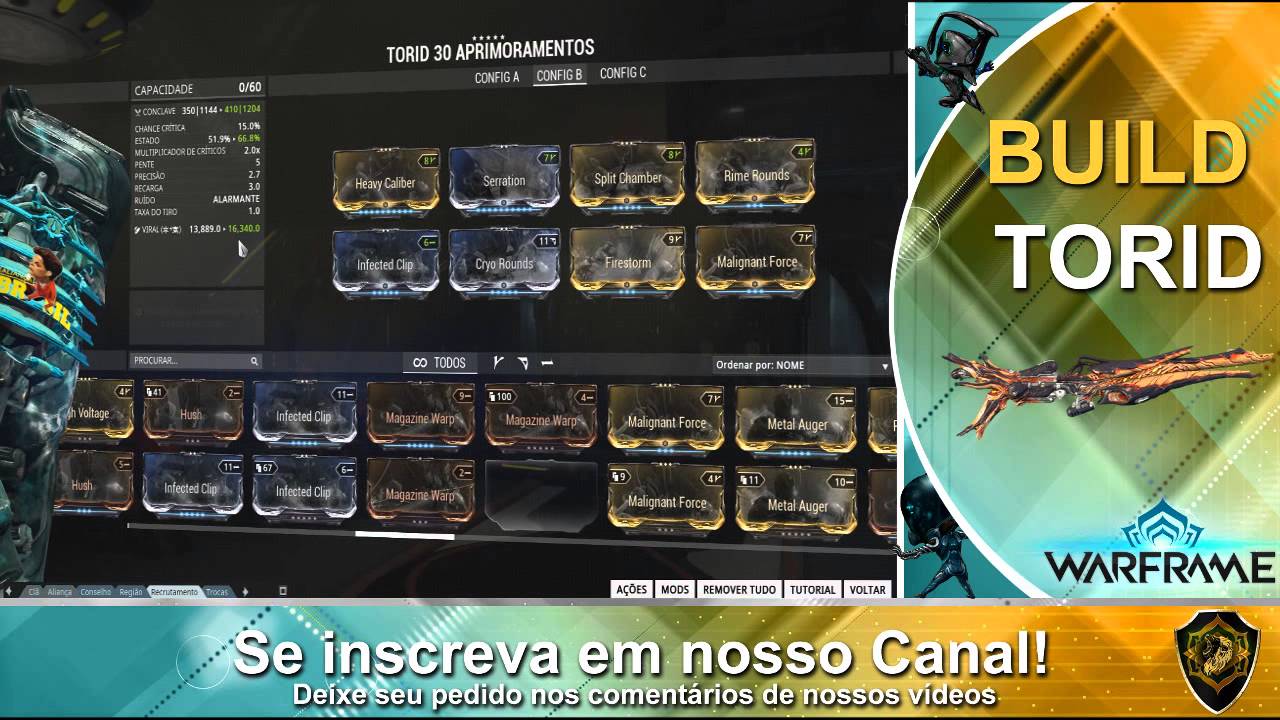 Build Torid (Warframe) - YouTube