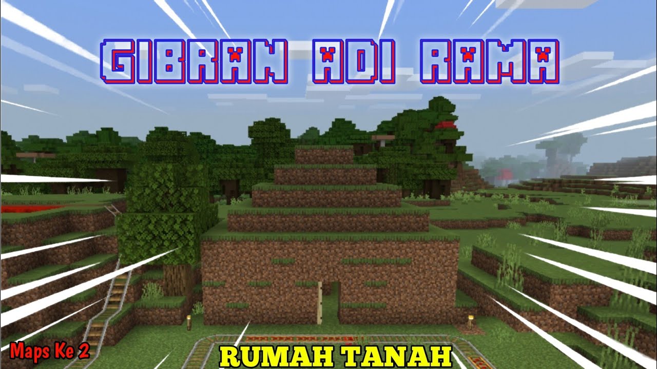Membuat Rumah Di Maps Ke 2 Minecraft Gibran Adi Rama - YouTube