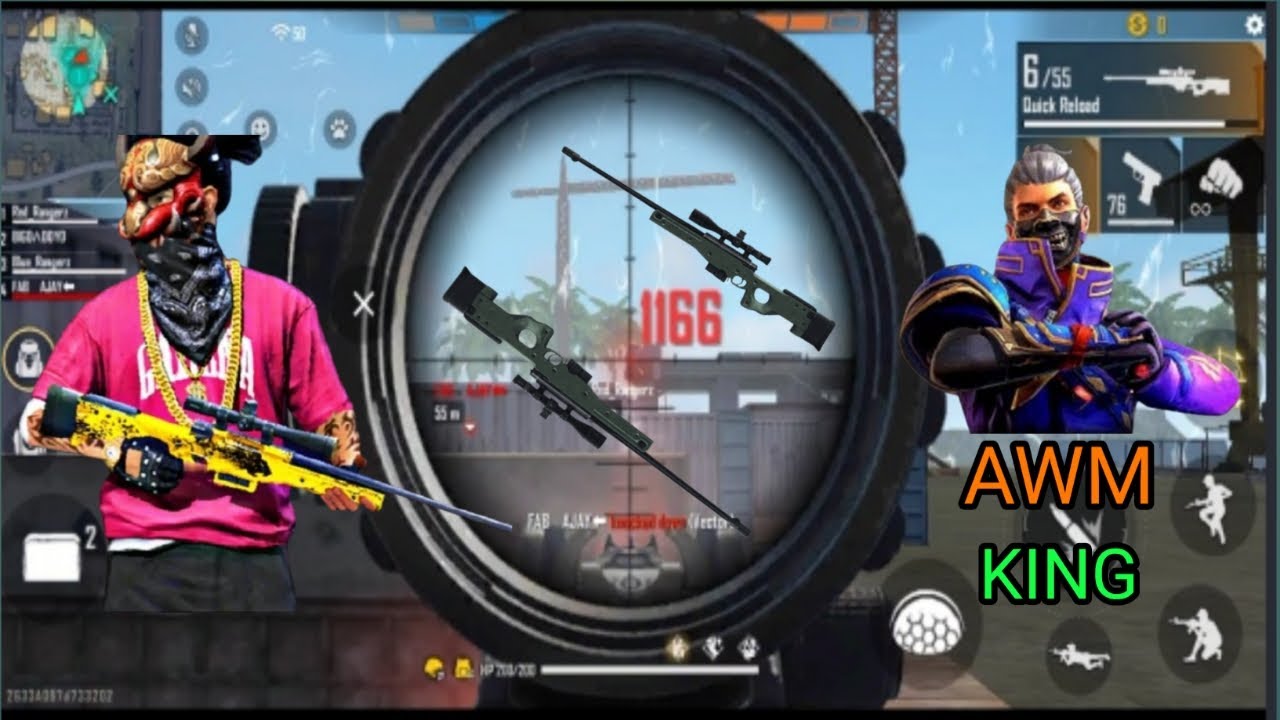 Power of AWM:AWM KING || Clash Squad || Bermuda || Garena Free Fire ...