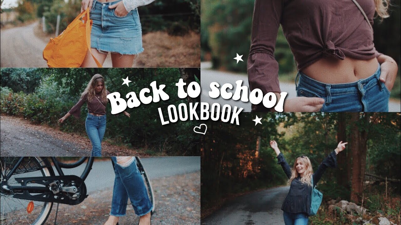 BACK TO SCHOOL LOOKBOOK | 5 outfits for school! - YouTube