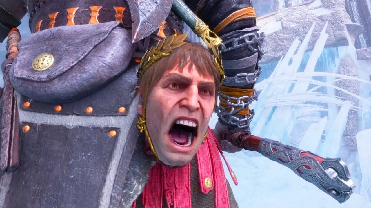 Helios' Head roasts Kratos | All Scenes - God of War Ragnarok Valhalla ...