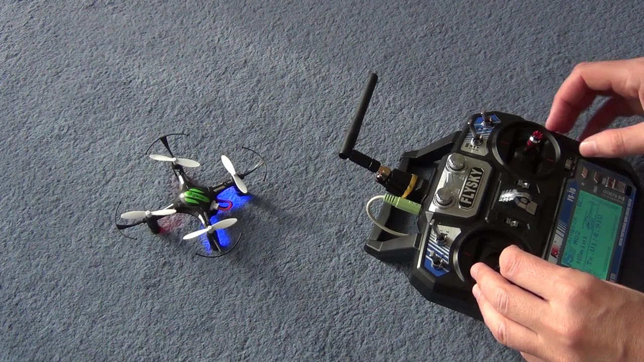 Eachine H8 mini & Flysky FS-i6 - YouTube