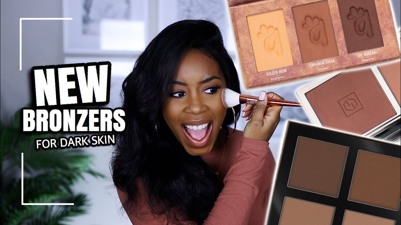 TESTING 3 NEW "DEEP" BRONZERS FOR DARK SKIN | DRUGSTORE AND HIGH END ...