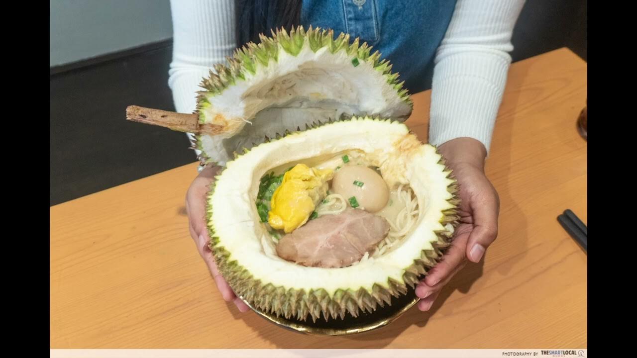 [Malaysia] Durian Ramen - Will you eat or pass ? - YouTube
