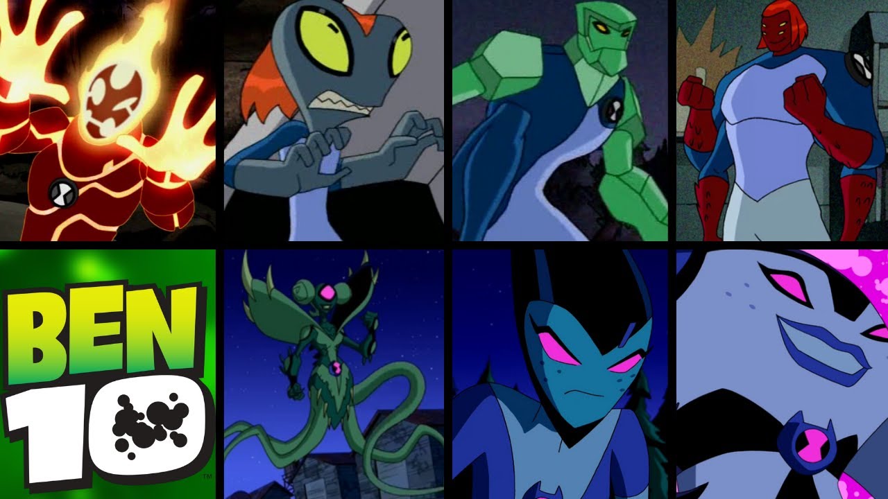 EVERY GWEN 10 TRANSFORMATIONS | BEN 10 - YouTube