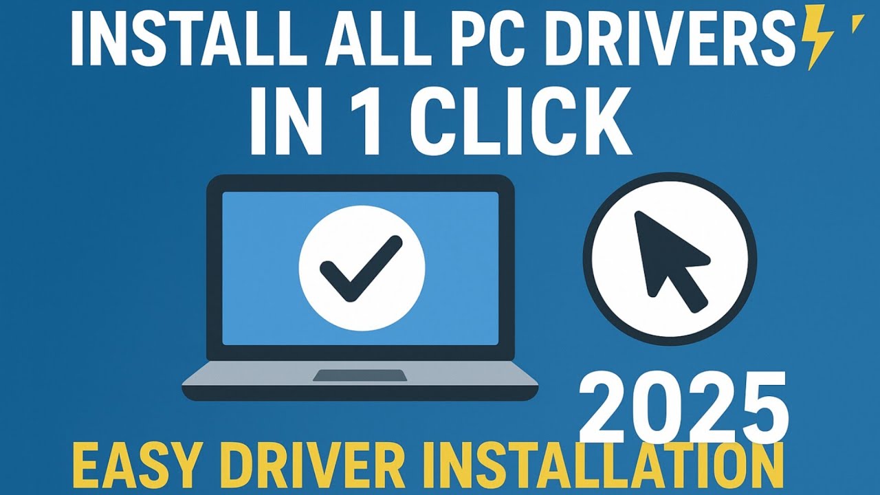 Install All PC Drivers in 1 Click | Easy Driver Installation 2025 💻⚡ ...