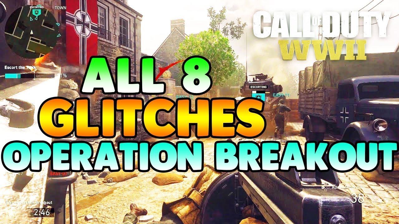 ALL 8 WORKING GLITCHES ON WAR - OPERATION BREAKOUT - CALL OF DUTY WORLD ...