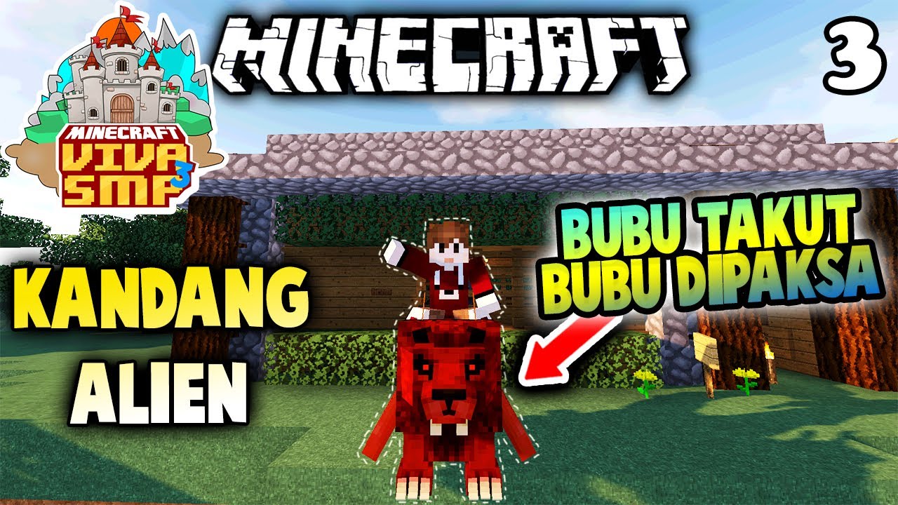 BUBU TAKUT ADA ALIEN !!! 😥 - MINECRAFT VIVA SMP S3 #3 - YouTube