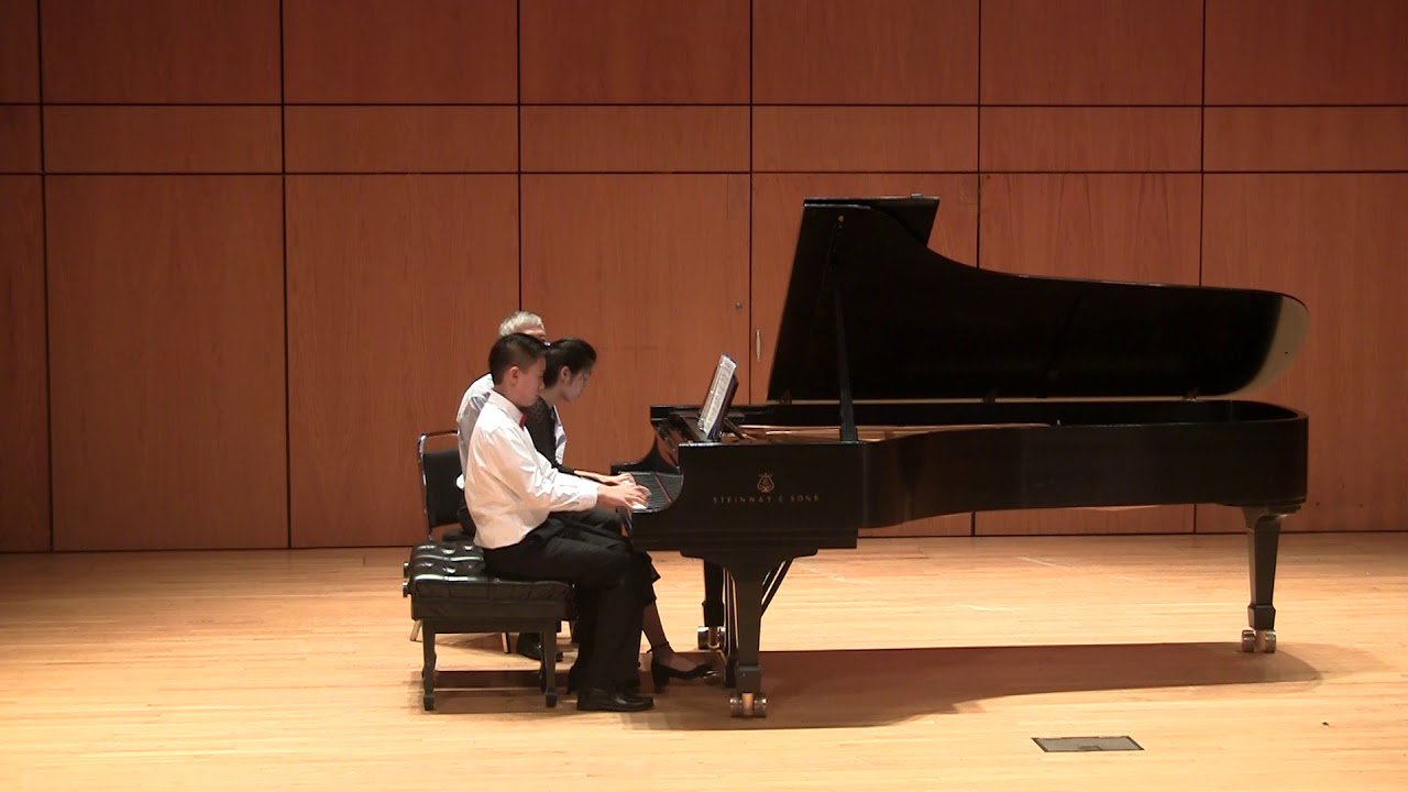 Jessica & Jeffrey 2nd Duet at 2018 New London Piano Festival - YouTube