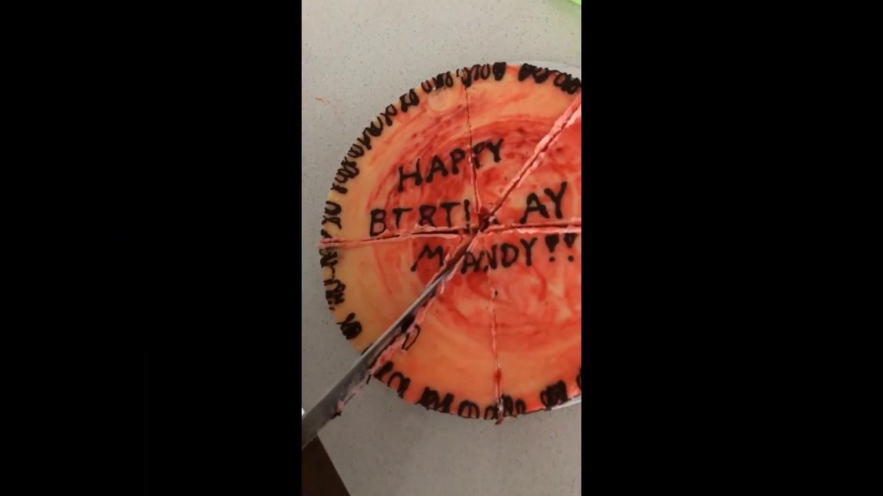 Fractions with my birthday cake. - YouTube