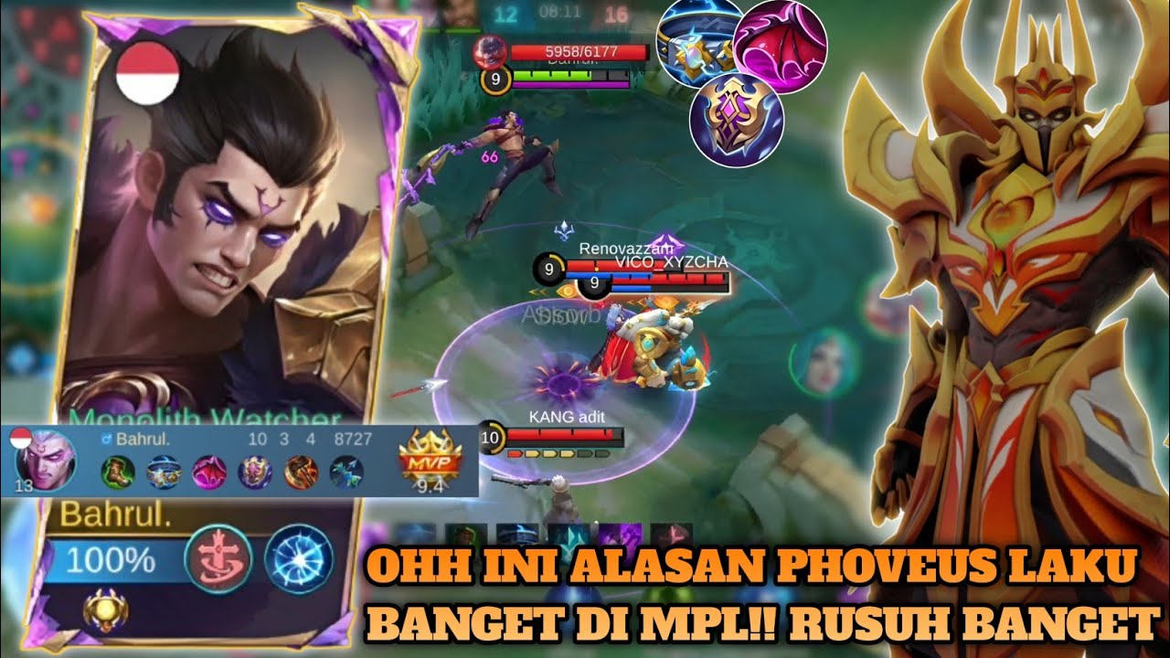 GOKILL!! PANTES SAJA PHOVEUS LAKU BANGET DI MPL!! HERONYA AJA RUSUH ...