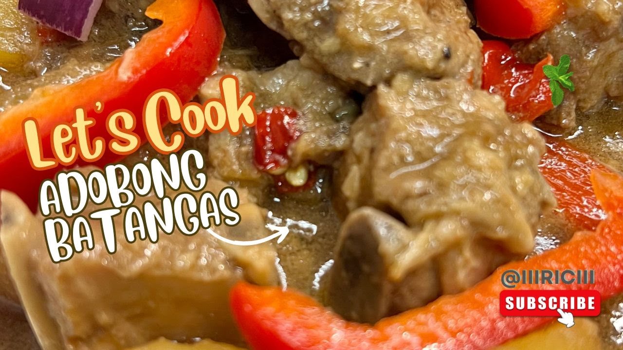 ADOBO- Batangas 😋; MUST Try! 😎 #redprawntech V19 #cooking - YouTube