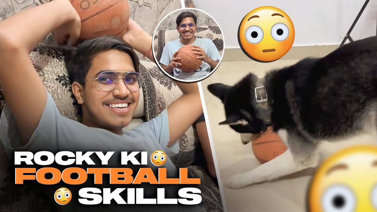 Tushar Shocked Ho Gya Rocky Ki Football Skills Dekh Ke 😱 - YouTube