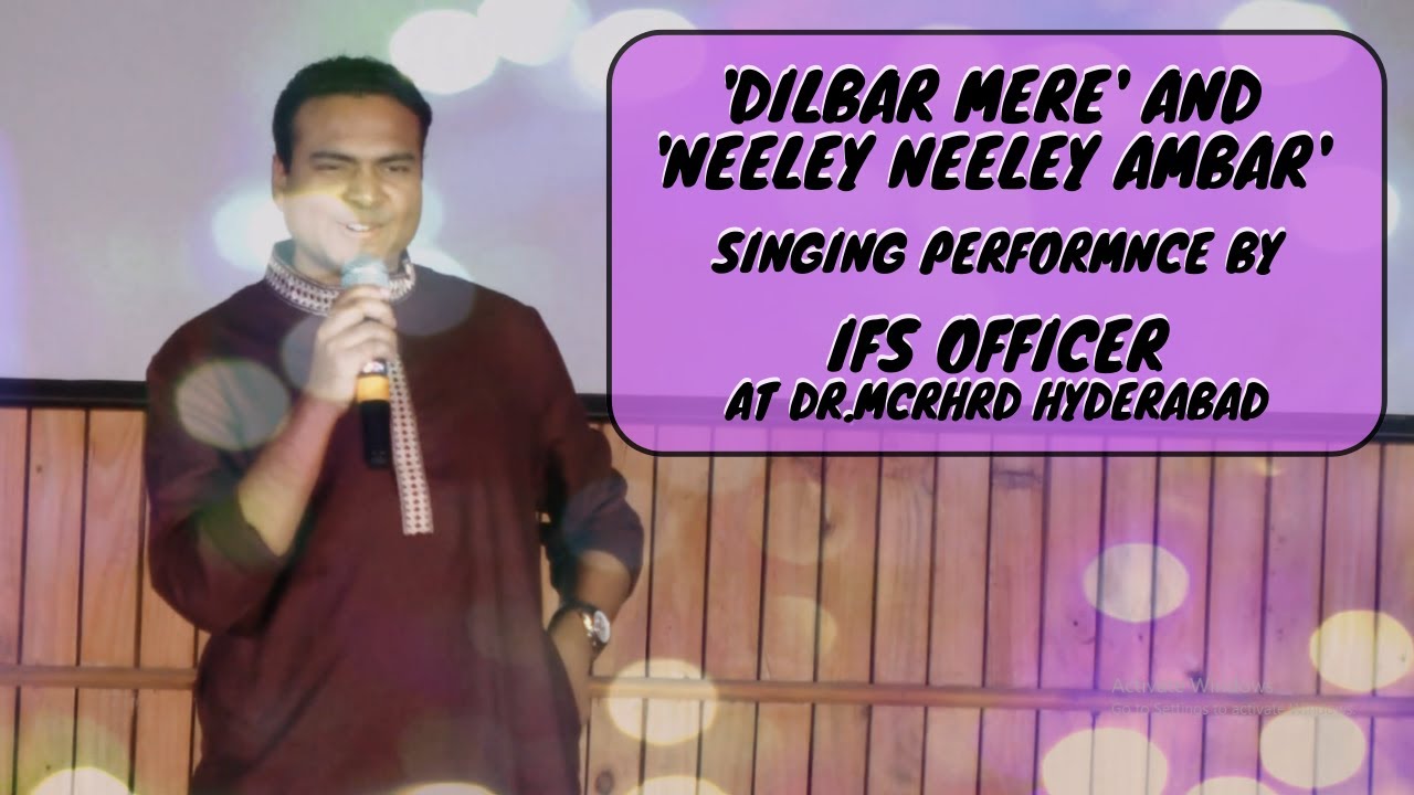 'Dilbar Mere' Performance at Dr. MCRHRD Hyderabad | Cultural Night |(11 ...