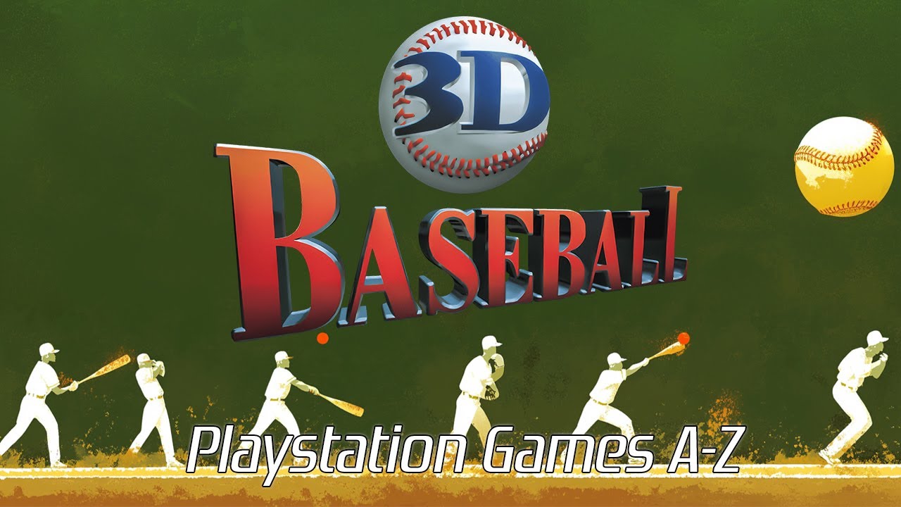 3D Baseball | PS1 | 1996 | Gameplay - YouTube