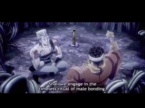Avdol and Polnareff have a piss kink