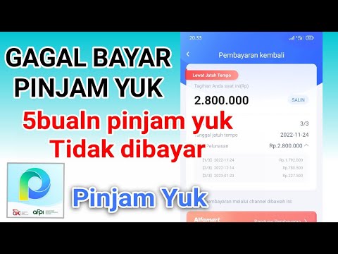 GAGAL BAYAR PINJAM YUK 5BULAN || PINJAMAN ONLINE PINJAM YUK - YouTube