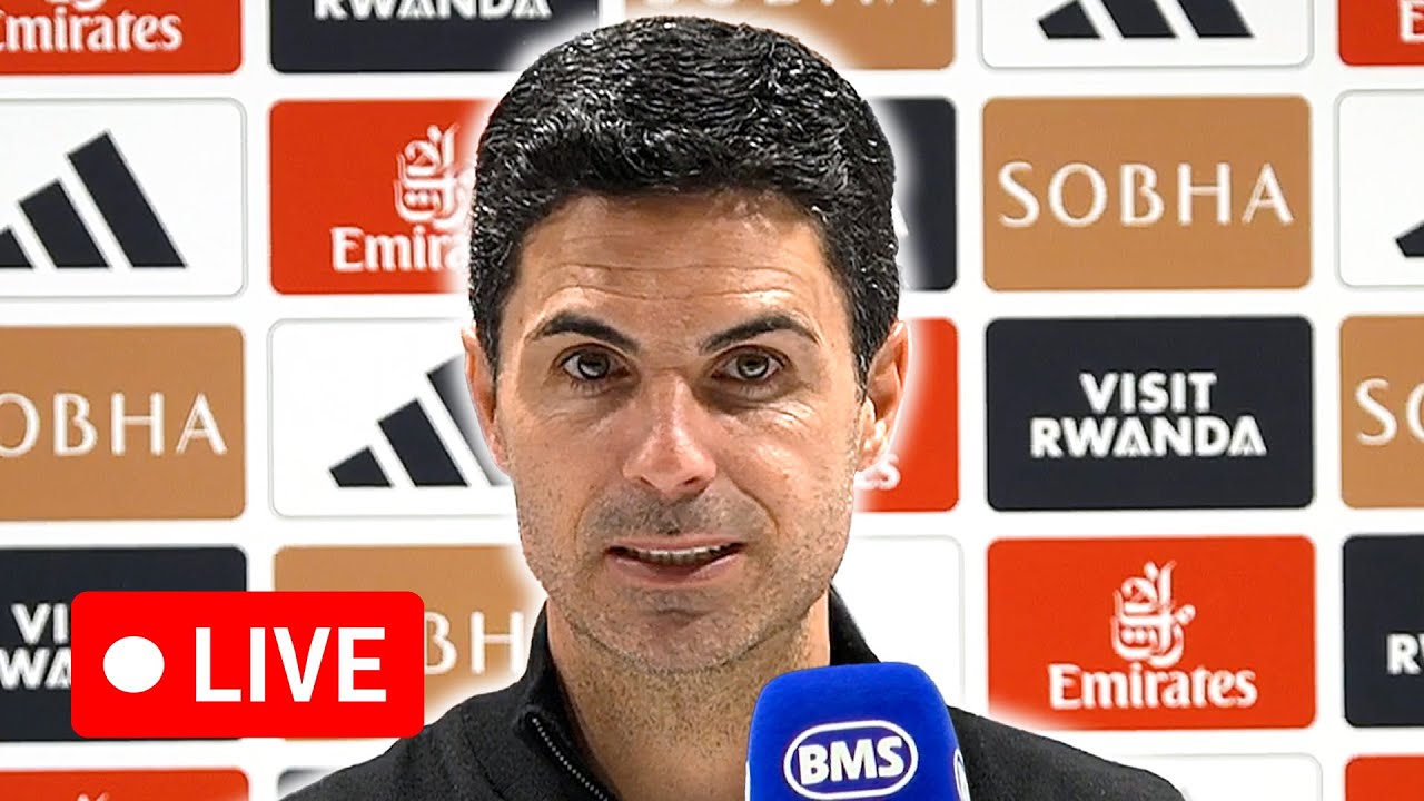 🔴 LIVE | Mikel Arteta and Oliver Glasner post-match press conference ...