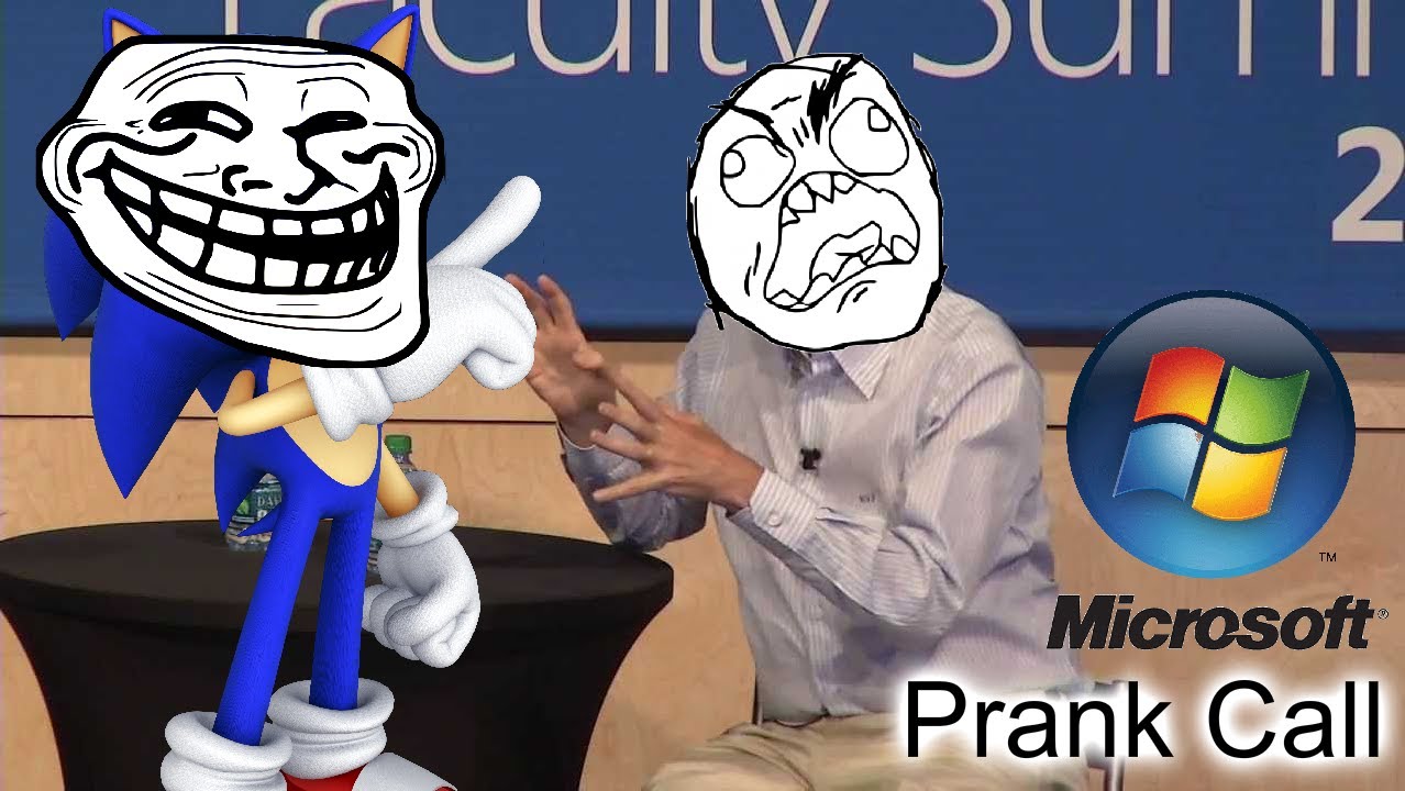 Microsoft Sonic Prank Call -- Subscriber Special Info - YouTube