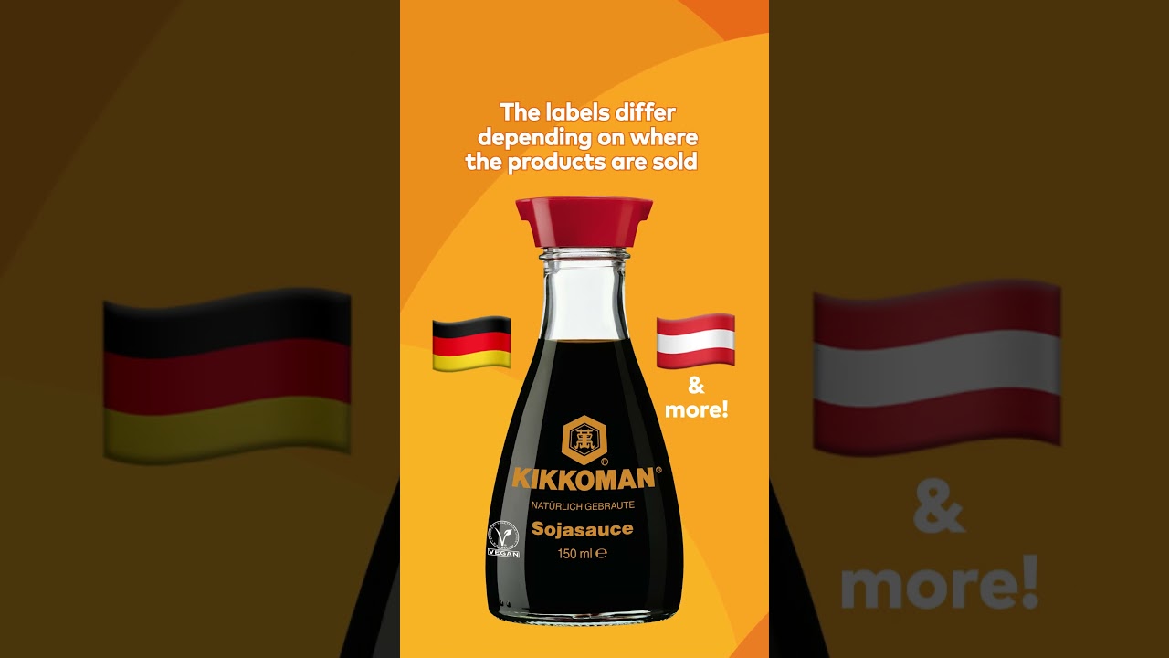 Kikkoman Soy Sauce Label