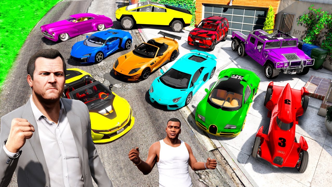 Collecting MICHAEL'S SECRET CARS in GTA 5! - YouTube