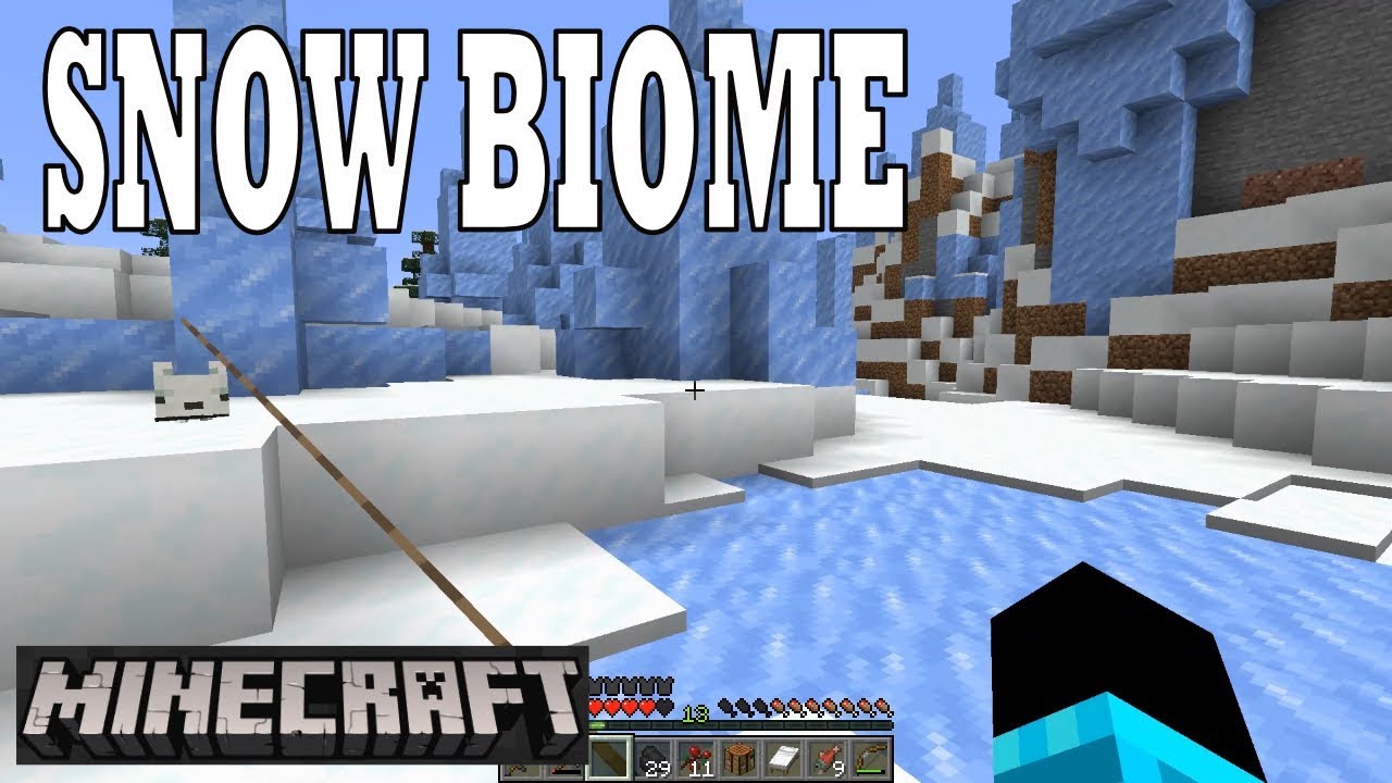 "MINECRAFT SNOW BIOME SURVIVAL" - YouTube