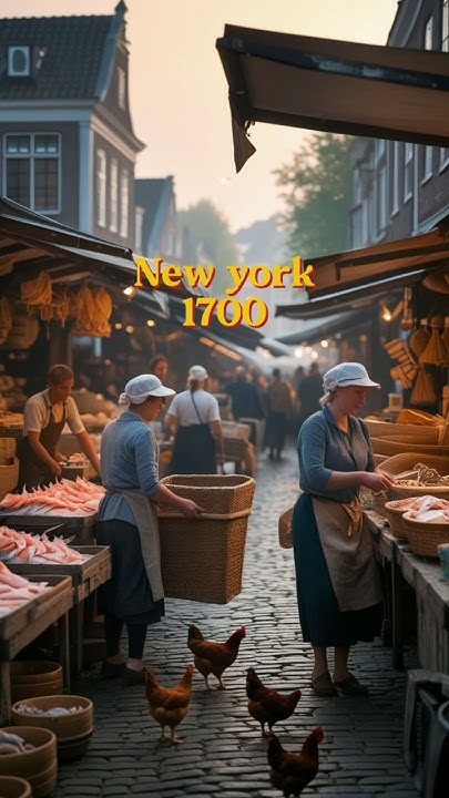 New york 1700| Ai shows how the life was in New york back in 1700 - YouTube