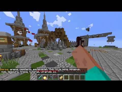 JOGANDO NO SERVIDOR CYBERCRAFT (MINECRAFT) - YouTube