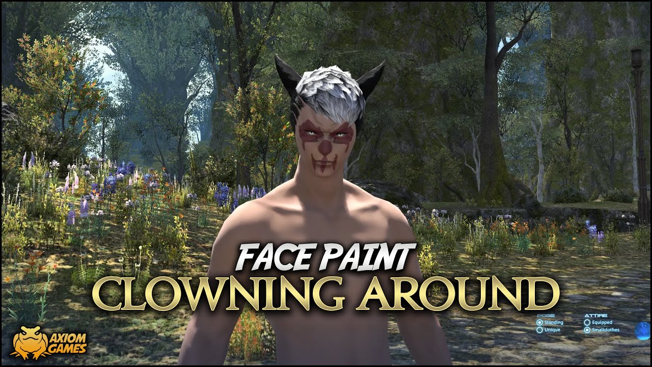 FFXIV Clowning Around Face Paint All Saints Wake YouTube ffxiv-clowning-around-face-paint-all-saints-wake-youtube