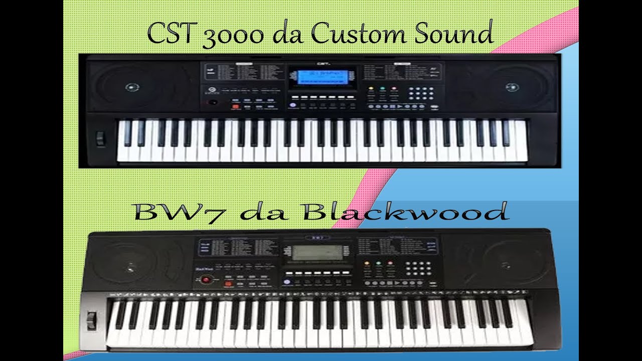 Blackwood Bw7 61 Teclas VX CST Custom Sound - YouTube