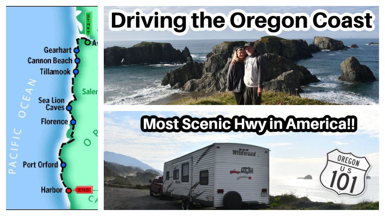 DRIVING OREGON COAST HWY 101 - CAMPING SPOTS - EPIC BEAUTY IN SOUTHERN ...