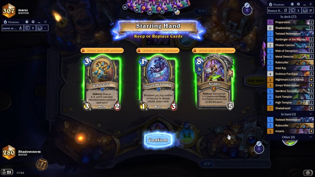 Hearthstone Emerald Dream Protoss Rogue: Rank 222 - YouTube