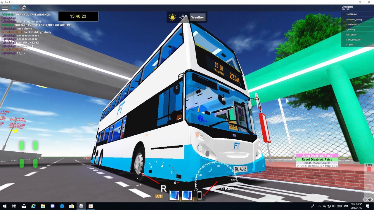 (Roblox) 永巴(Forever Transit)223M線 西圍邨至松坪站(循環線) - YouTube